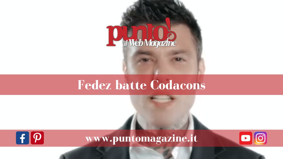 Fedez: Tribunale di Roma rigetta risarcimento avanzato dal Codacons