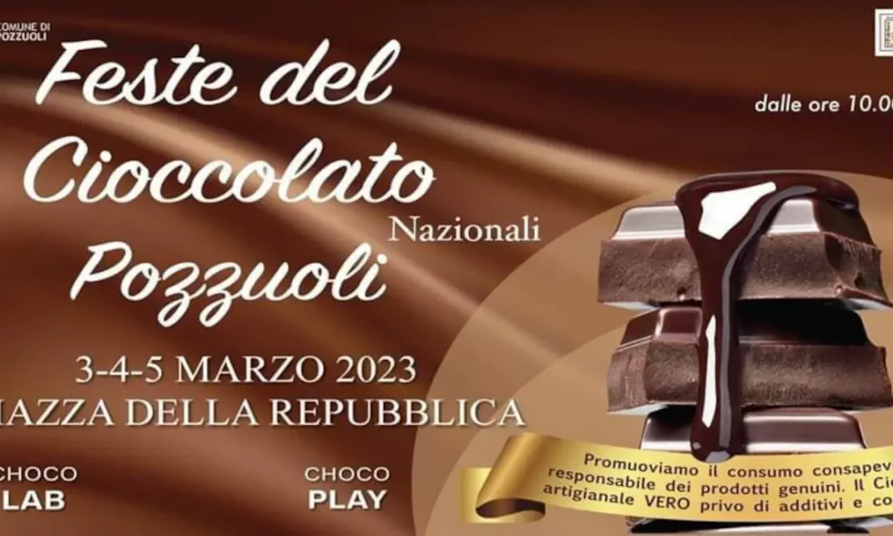Festa del Cioccolato a Pozzuoli dal 3 al 5 marzo